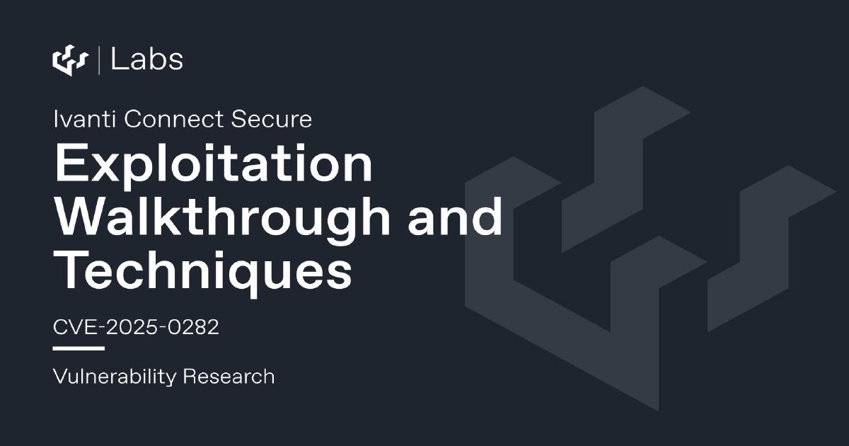 Ivanti Connect Secure Pre-Auth RCE Walkthrough and Techniques (CVE-2025 ... Ivanti Connect Secure Pre-Auth RCE Walkthrough and Techniques (CVE-2025 ...